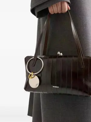 JIL SANDER Two-tone Circular Keyring