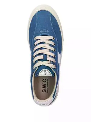S.W.C STEPNEY WORKERS CLUB Dellow S-strike Panelled Lace-up Trainers - Blue