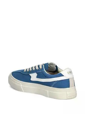 S.W.C STEPNEY WORKERS CLUB Dellow S-strike Panelled Lace-up Trainers - Blue