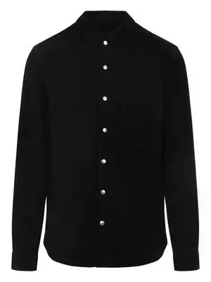 Rick Owens Suede Button-fastening Shirt - Black