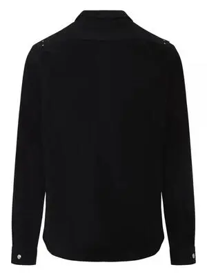 Rick Owens Suede Button-fastening Shirt - Black