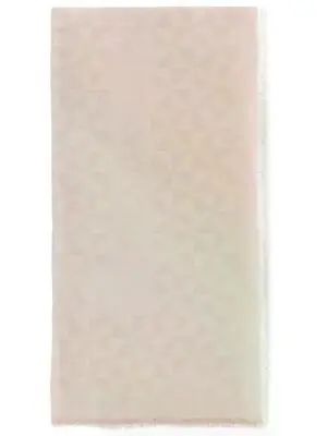 Prada Logo-jacquard Scarf - Pink