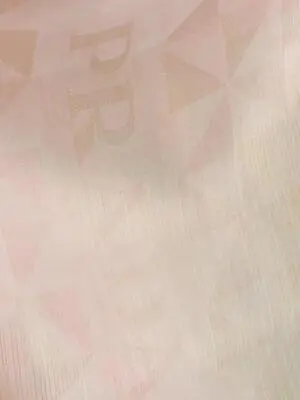 Prada Logo-jacquard Scarf - Pink