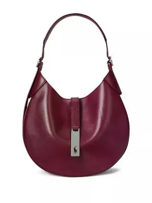 Polo Ralph Lauren Polo Id Curved Leather Bag - Red