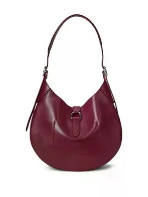 Polo Ralph Lauren Polo Id Curved Leather Bag - Red