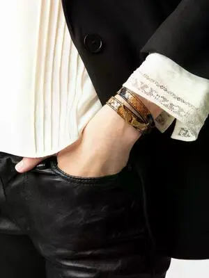 Zadig&Voltaire Rock Wild Leather Bracelet