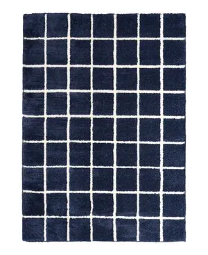 Dkny West End Ave Wte01 Area Rug, 3'9 X 5'9 - Navy/ivory
