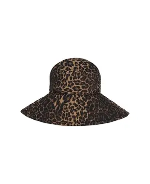 WATSKIN Sienna Wide Brim Hat Leopard