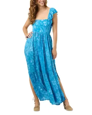 Tiare Hawaii Noah Ruffled Maxi Dress