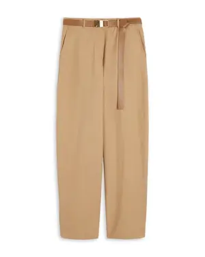 Max Mara High-waist Pants With Belt