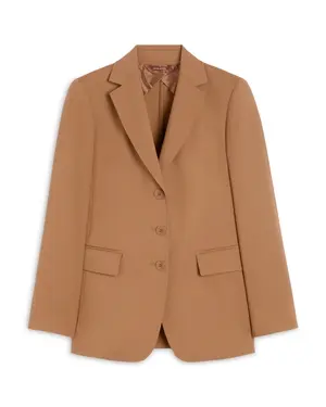 Max Mara Wool Notched Lapel Blazer