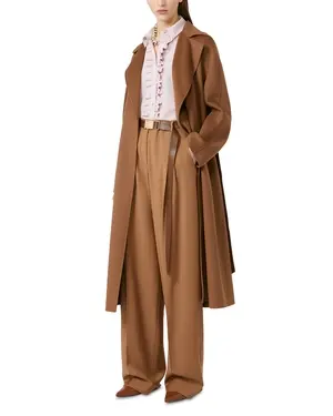 Max Mara Bergamo Belted Wool Pants