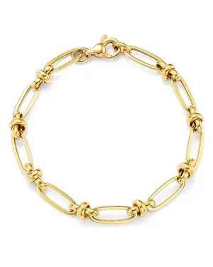 Bloomingdale'S 14k Yellow Paperclip Link Chain Bracelet - Gold