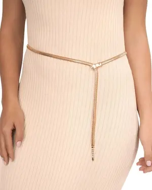 Ettika Minimalist Adjustable Chain Belt