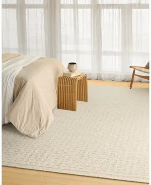 Dkny Pure Grids Pgr01 Area Rug, 8'5 X 11'5 - Ivory/beige