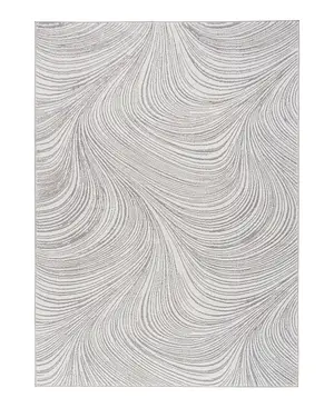 Dkny Central Park West Cep02 Area Rug, 6' X 9' Grey