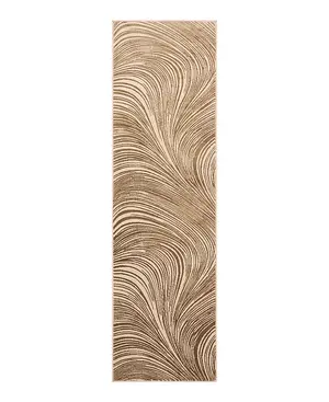 Dkny Central Park West Cep02 Runner Area Rug, 2' X 6 - Beige/brown