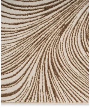 Dkny Central Park West Cep02 Runner Area Rug, 2' X 6 - Beige/brown
