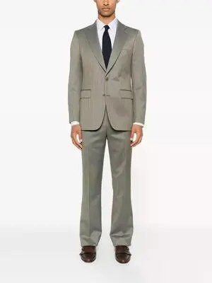 FURSAC Herringbone-pattern Suit