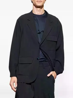 Giorgio Armani Flap-pocket Wool Blazer