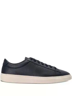 BOSS Leather Lace-up Sneakers - Blue
