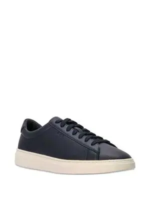 BOSS Leather Lace-up Sneakers - Blue