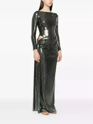 Alex Perry Sequin-embellished Maxi Dress