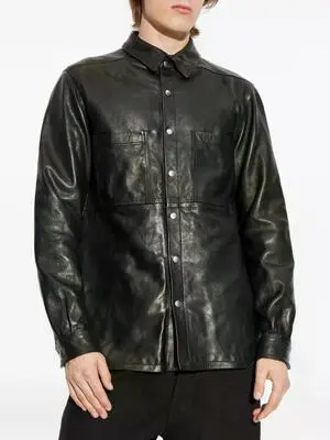Rick Owens Button-fastening Flap-pocket Shirt - Black