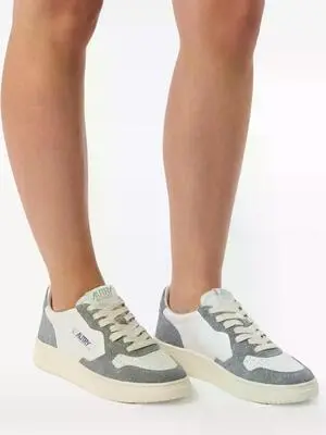 AUTRY Medalist Leather And Suede Sneakers - White