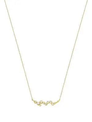 DOWER & HALL 14kt Yellow Stargazer Diamond Necklace - Gold