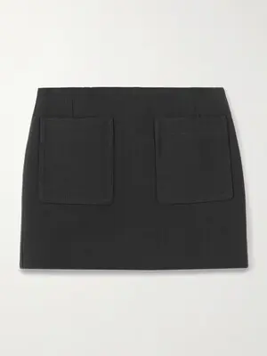 Bottega Veneta Woven Mini Skirt - Black