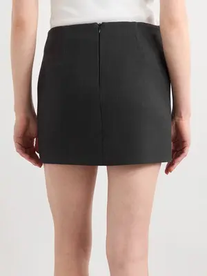 Bottega Veneta Woven Mini Skirt - Black
