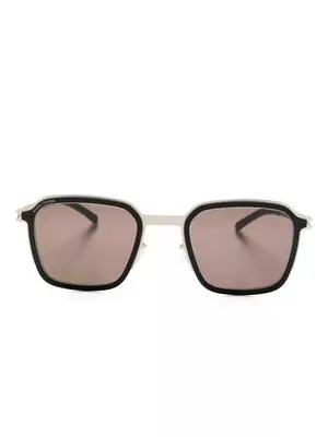 Mykita X Rimowa Aluminium-frame Square Sunglasses - Black