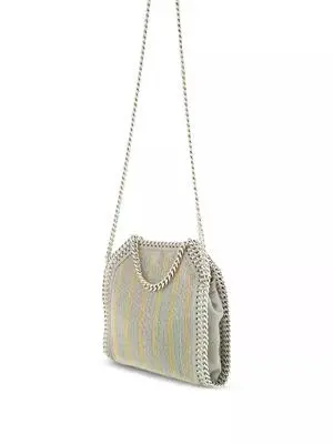 Stella McCartney Falabella Striped Metallic Bag
