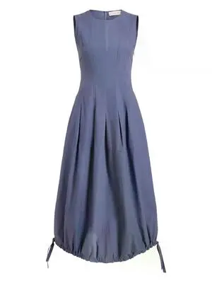 Proenza Schouler White Label Sleeveless Pleated Dress - Blue