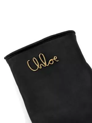 Chloé Iconic Logo Lambskin Gloves
