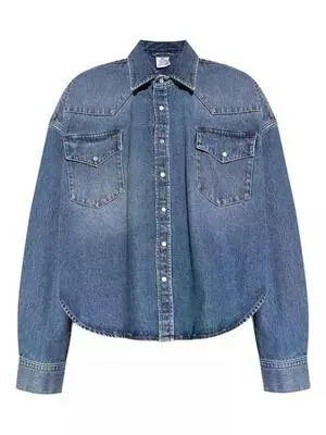 Vetements Button-fastening Denim Shirt