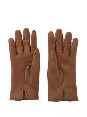 Chloé Iconic Logo Leather Gloves