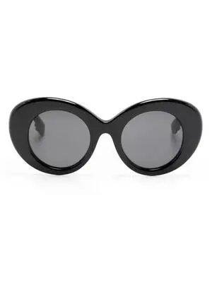 Burberry Oversized Round-frame Sunglasses - Black