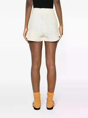 Alanui Knitted High-waisted Shorts