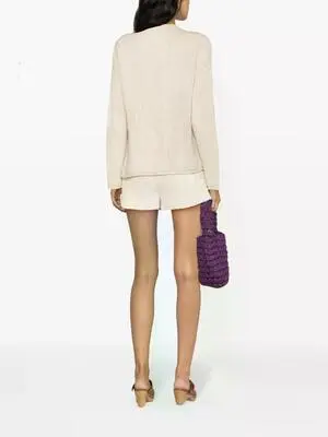 Alanui Lush Nature Knitted Shorts