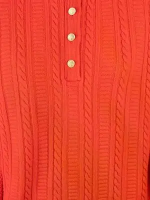 A.p.c. Thea Cable-knit Button Sweater