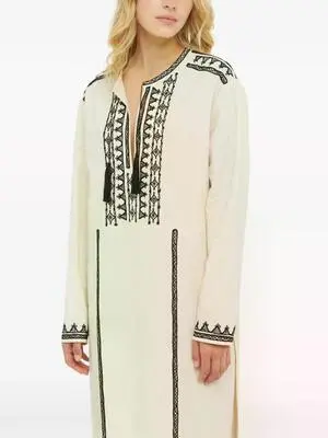Alanui Akasha Embroidered Cotton-blend Dress