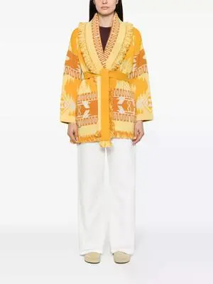 Alanui Icon Jacquard Cashmere Cardigan