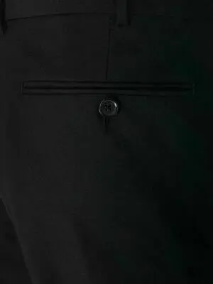 Scabal Virgin Wool Trousers - Black