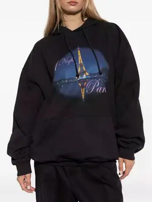 Vetements Night In Paris-print Hoodie