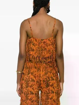 Alanui Monsoon Paisley-print Top