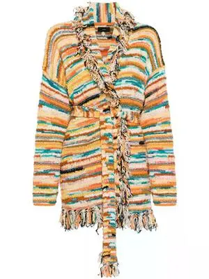 Alanui Madurai Striped Cardigan