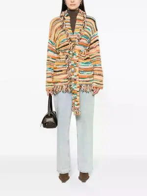 Alanui Madurai Striped Cardigan