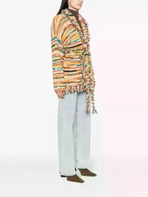 Alanui Madurai Striped Cardigan